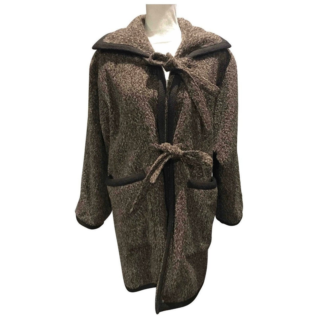 Vintage Alpaca Coat Luxury Coat Warm Oversize Coat Overcoat Gift for ...