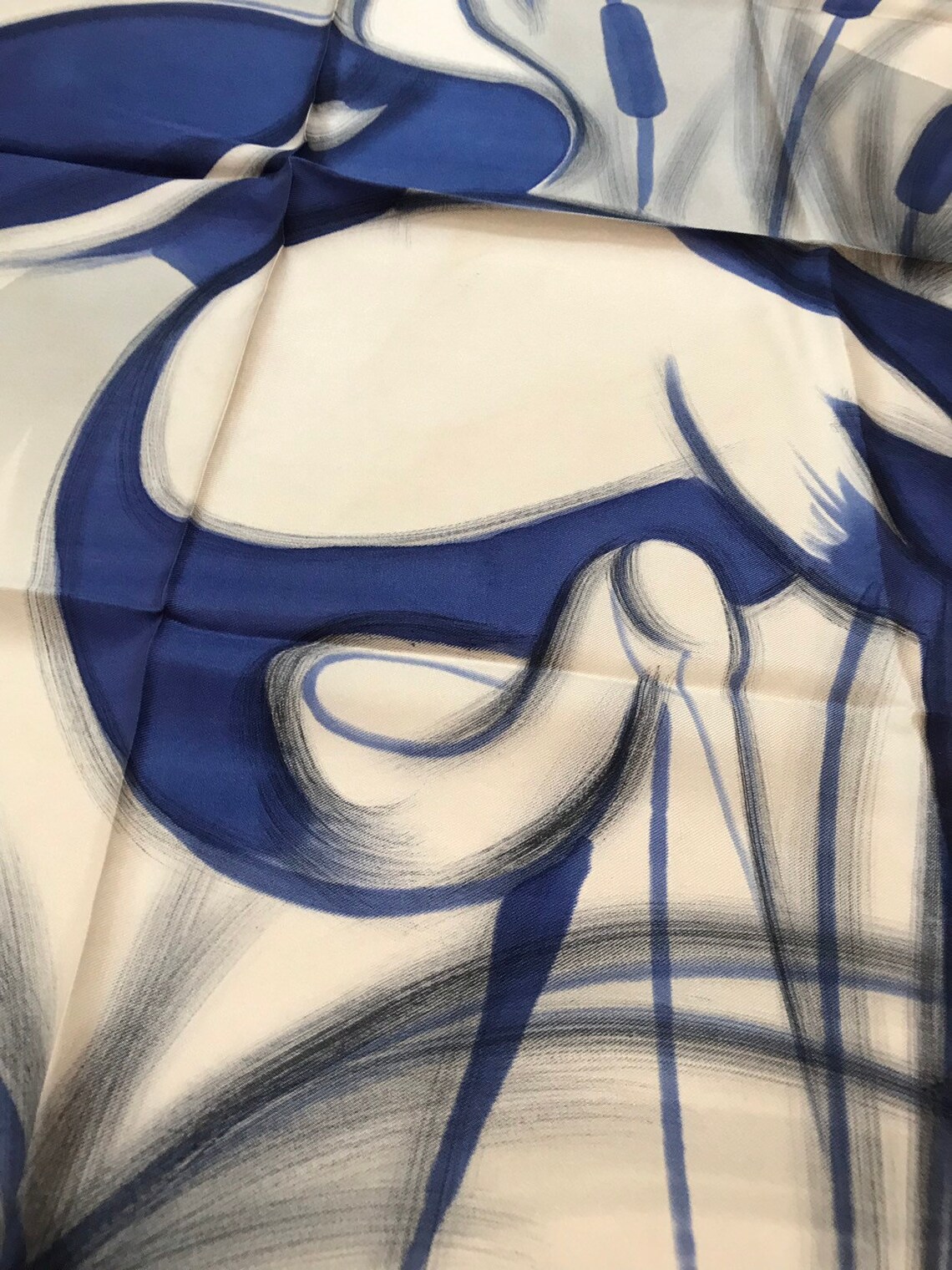 Vintage . Birds Silk Scarf - Etsy