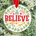 Believe Christmas Ornament, Believe Family Ornament, Christmas Ornament ...