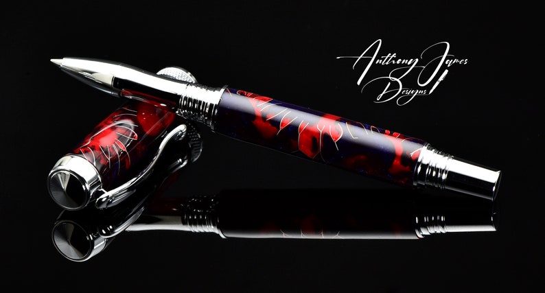 Pen 12 Screw Cap Alumilite Resin Epoxy Stabilized Wood - Etsy