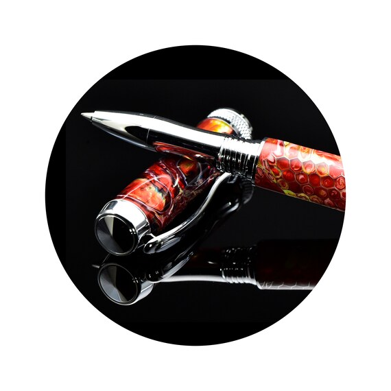 Pen 46 Screw Cap Alumilite Resin Epoxy Stabilized Wood | Etsy