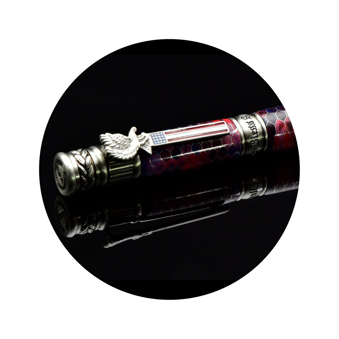 Stift 25 Patriot USA Alumilit Resin Epoxy Stabilisiertes Holz Aluminium ...