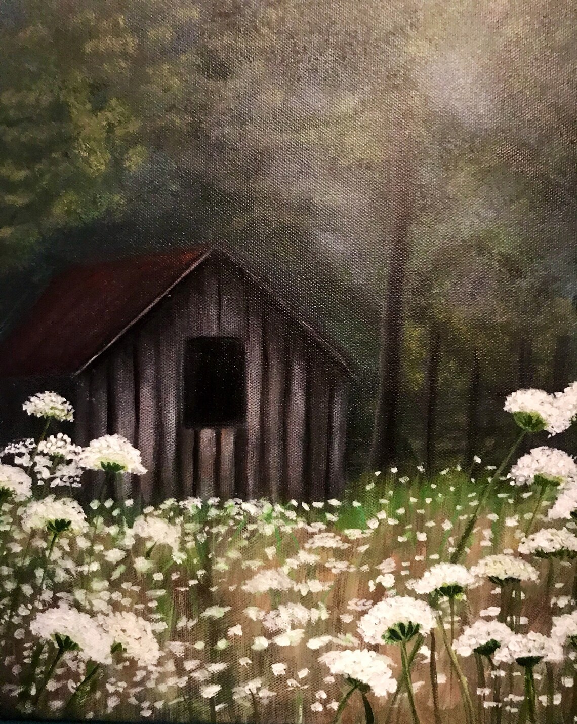 Rustic Barn Painting - Etsy