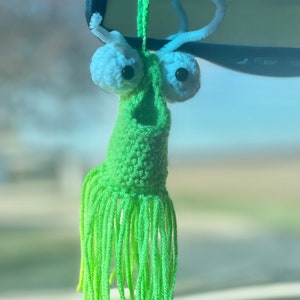 Car Crochet Mini Yip Yips, Yip Yip Car Mirror Hanging Accessories - Etsy