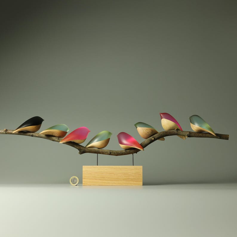 Duo Family Birds (xx_44) - Etsy