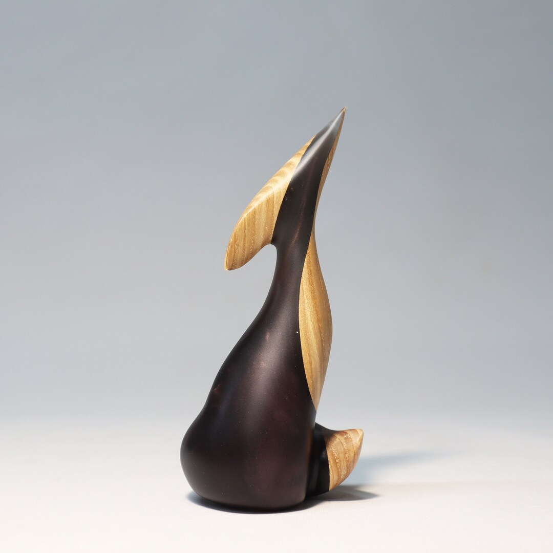 Fox With Epoxy Resin, Wood Art, Wood Carving, Wood Carving, Wooden ...