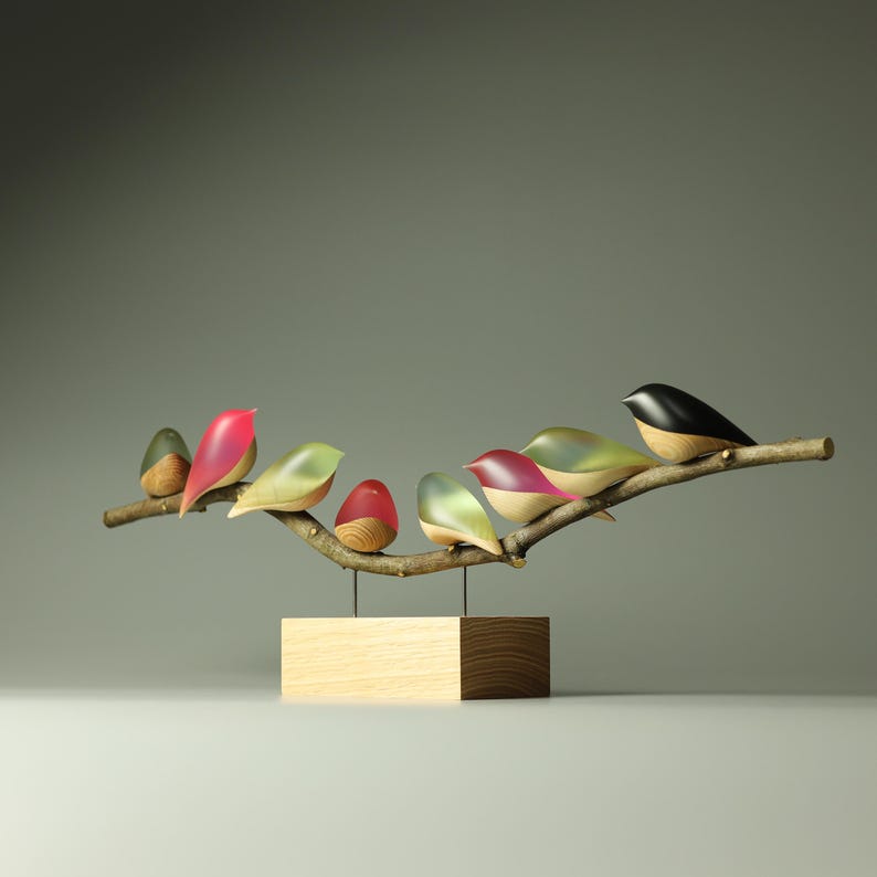 Duo Family Birds (xx_44) - Etsy