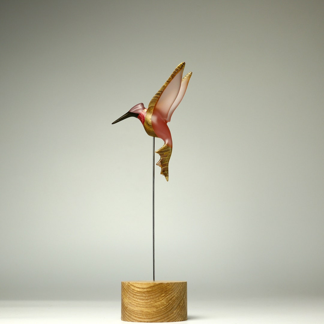 Hummingbird, Wood Art, Epoxy Resin, Sculpture, Art, Wood Sculpture ...
