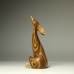 Fox, Fox Carved in Wood, Wooden Fox, Wood Art, Hand Made, Animal ...