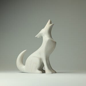 Wooden Wolf Sculpture 18 - Etsy