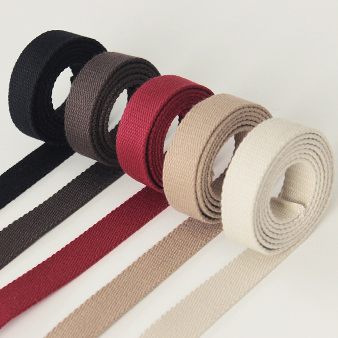 20mm Cotton Webbing, Bag Strap Replacement, Sewing Fabric Strap ...