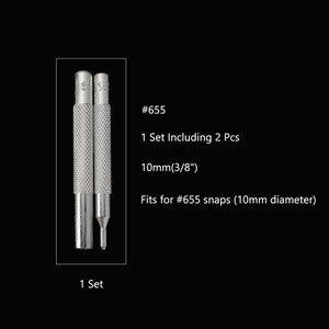 Snap Button Installation Tool, Press Rivet Studs Metal Snap Poppers ...