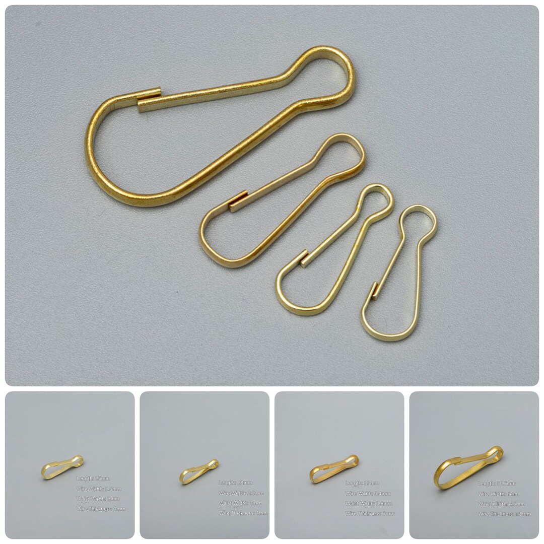 Brass Hook Keychain, Rero Brass Key Rings Hook, Key Ring Maker, Key Bag ...