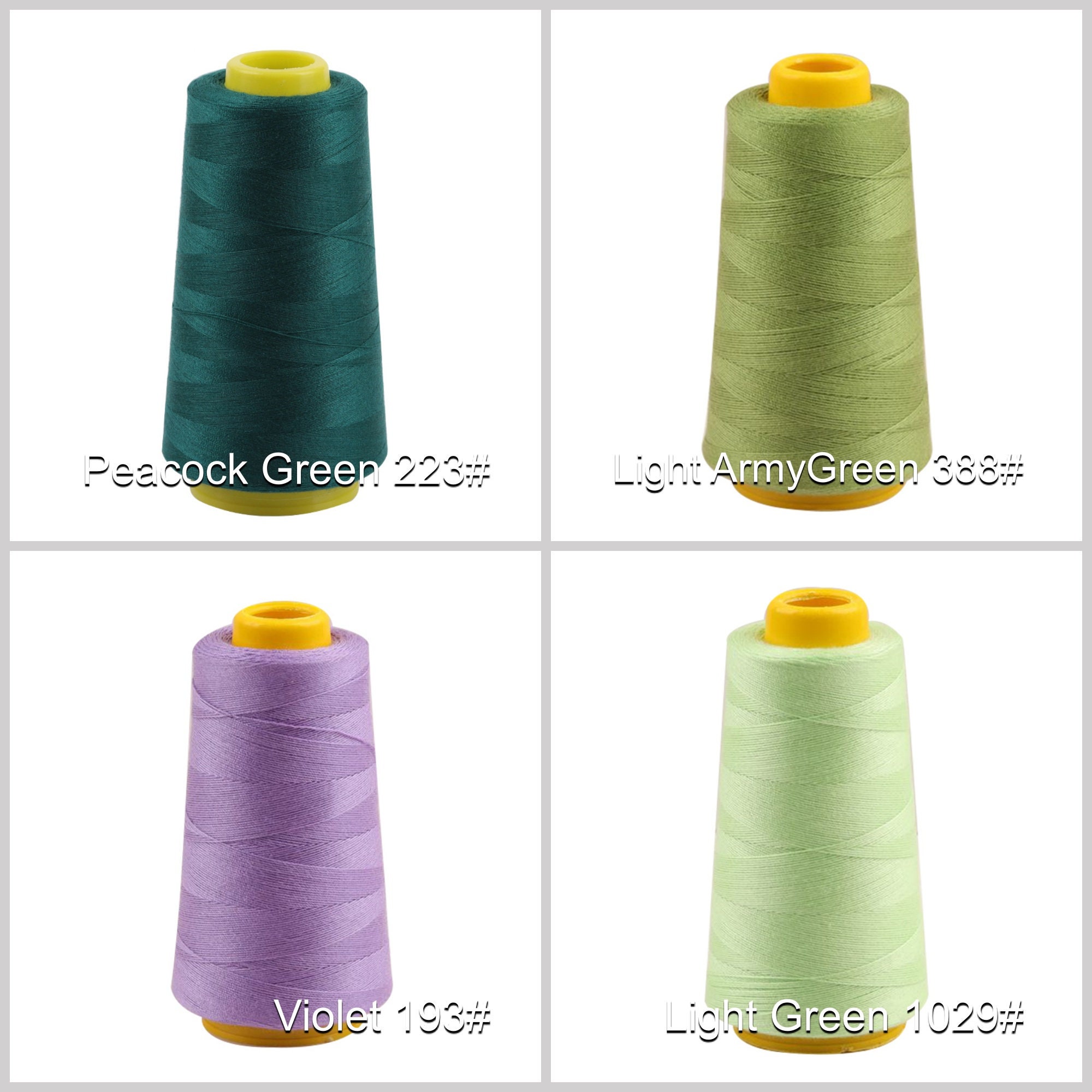 2500 Yards Polyester Strong Thread - Sewing Thread by the Spool - Denim ...