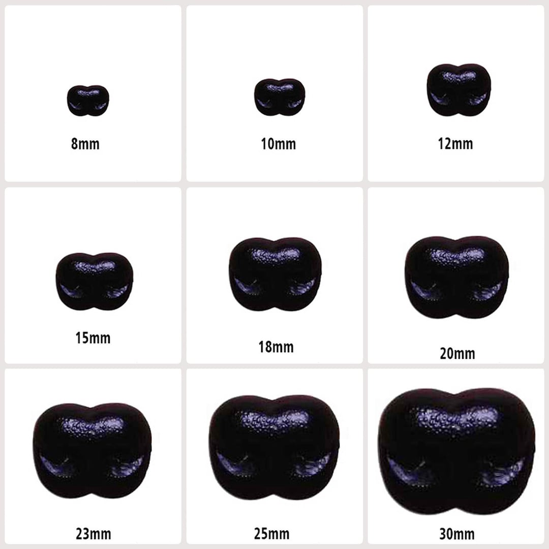 Realistic Dog Nose, Amgiurumi Animal Safety Noses,true-to-original Nose ...