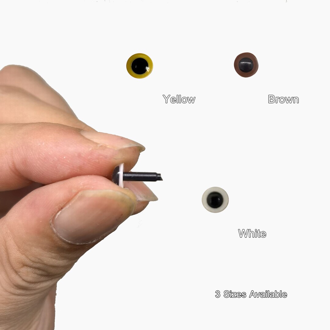 Tiny Safety Eyes, Doll Making Accessories, Plastic Eye With Straight ...