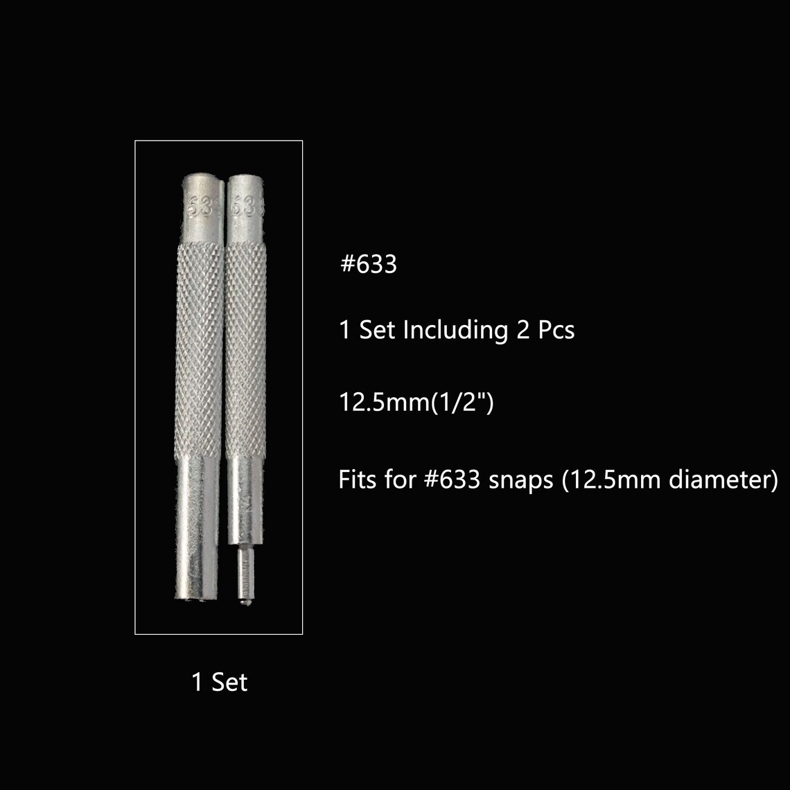 Snap Button Installation Tool, Press Rivet Studs Metal Snap Poppers ...
