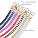 Braided Leather Handle Strap, Handbag Handle With Golden Hook, Faux PU ...