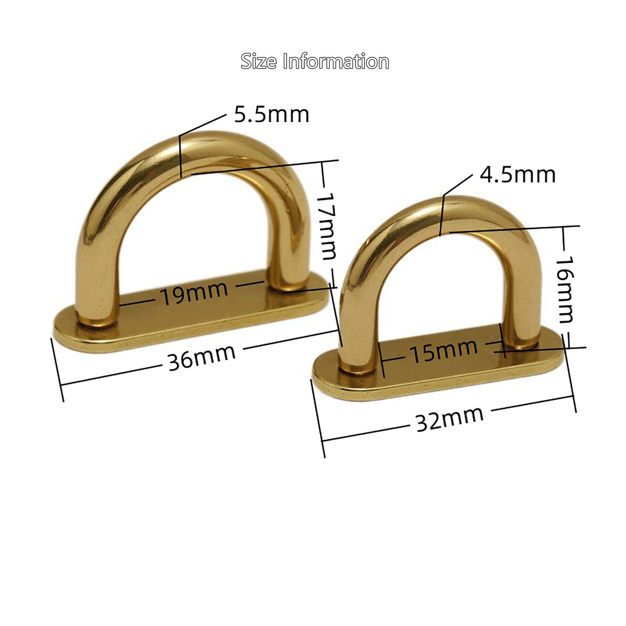 Good Quality Arch Bridge Buckle Handbag Chain Connector, Solid Brass D ...