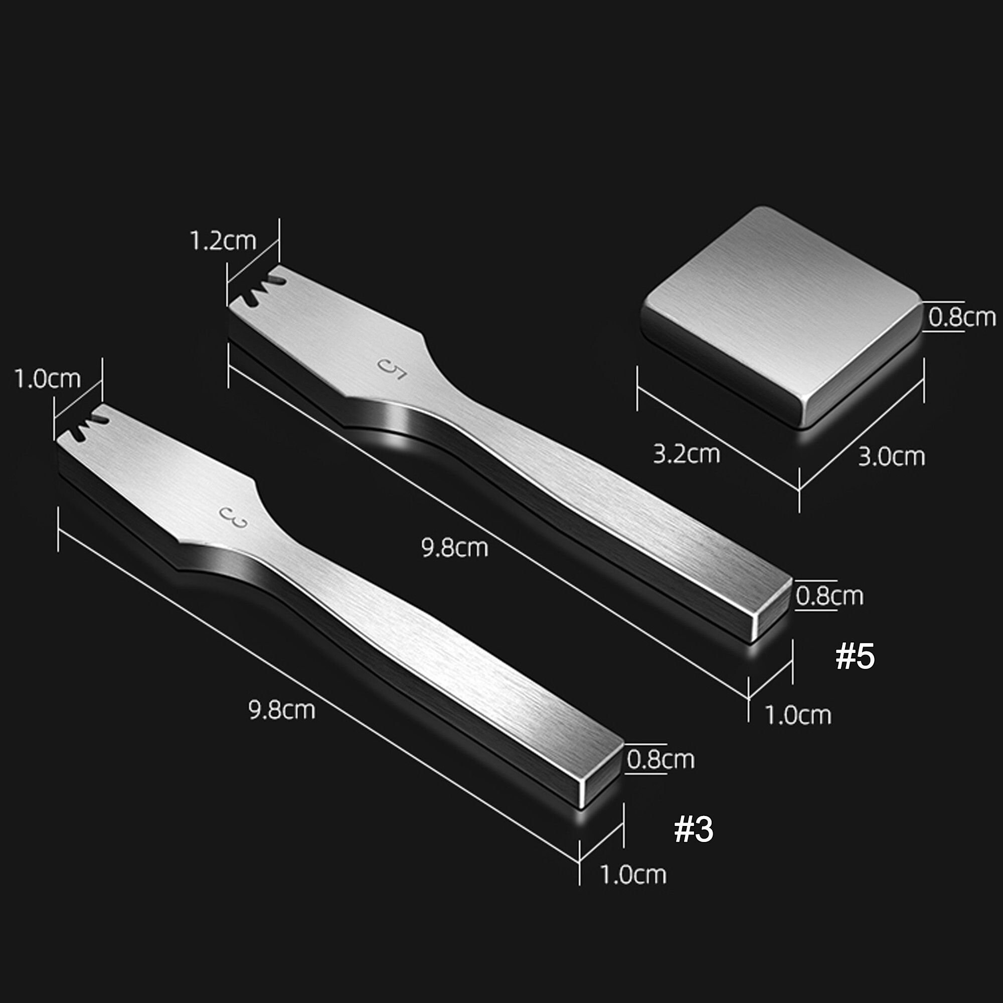 Zipper Teeth Removal Tool, 304 Stainless Steel Zipper Repair Tool, 3 5 ...