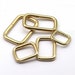 Metal Rectangle Rings Buckles, Brass Adjustable Square Connector for ...