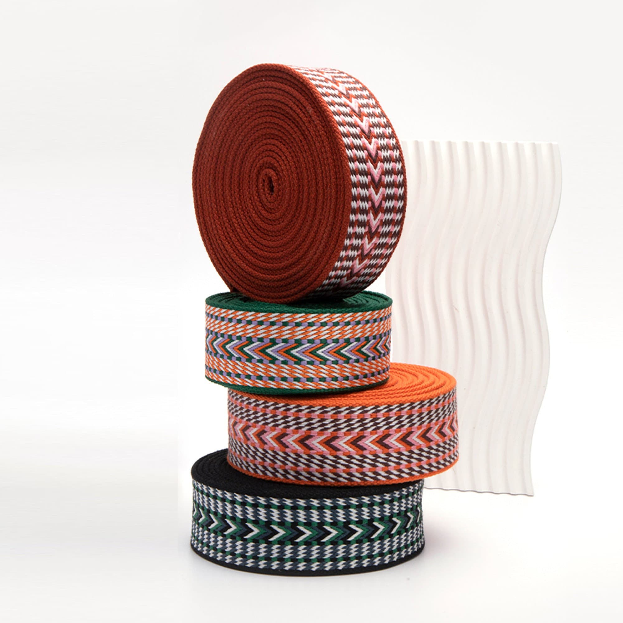 Thick & Durable Stripe Webbing for Strap, Multi Color Heavy Duty ...