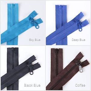 Coat Jacket Zipper, Separating Zippers, Seperating Long & Thick Zip, #5 ...