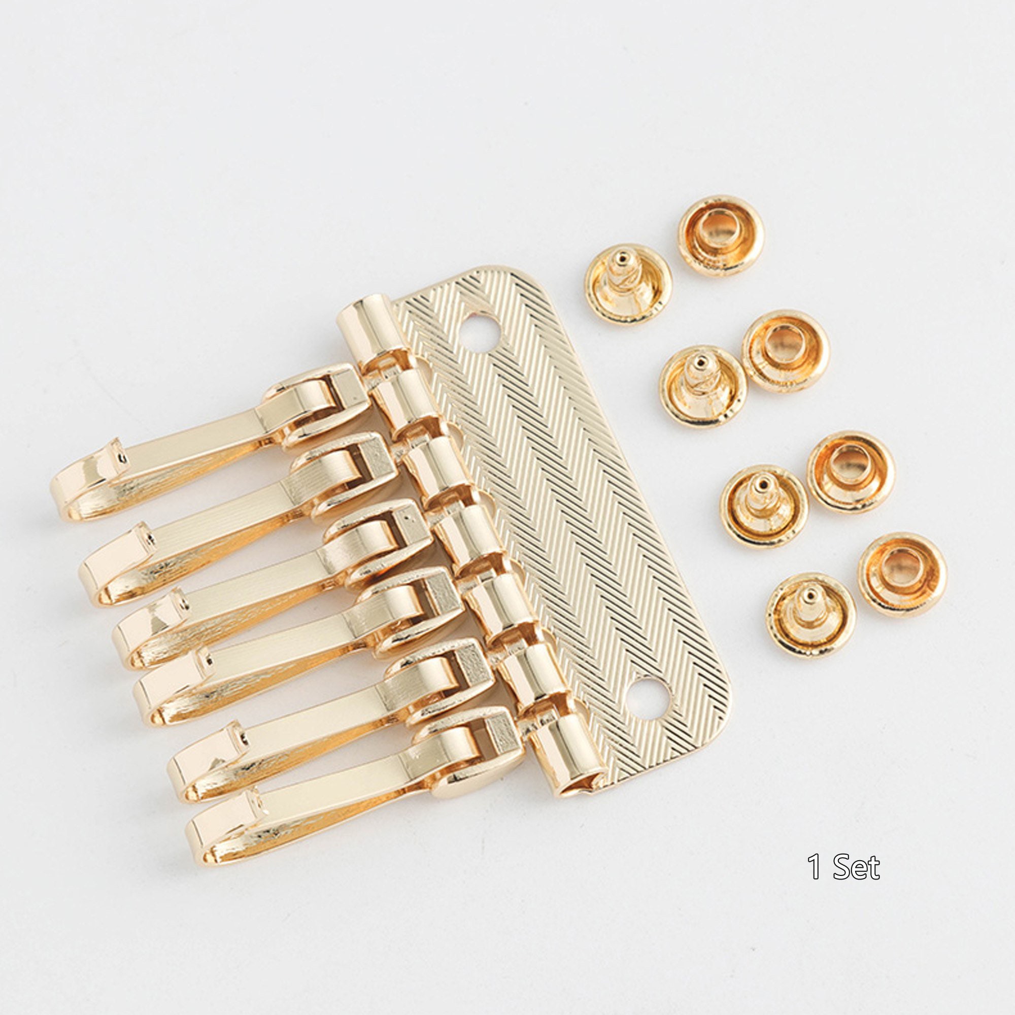 6 Hooks Metal Key Holder Plate, 2