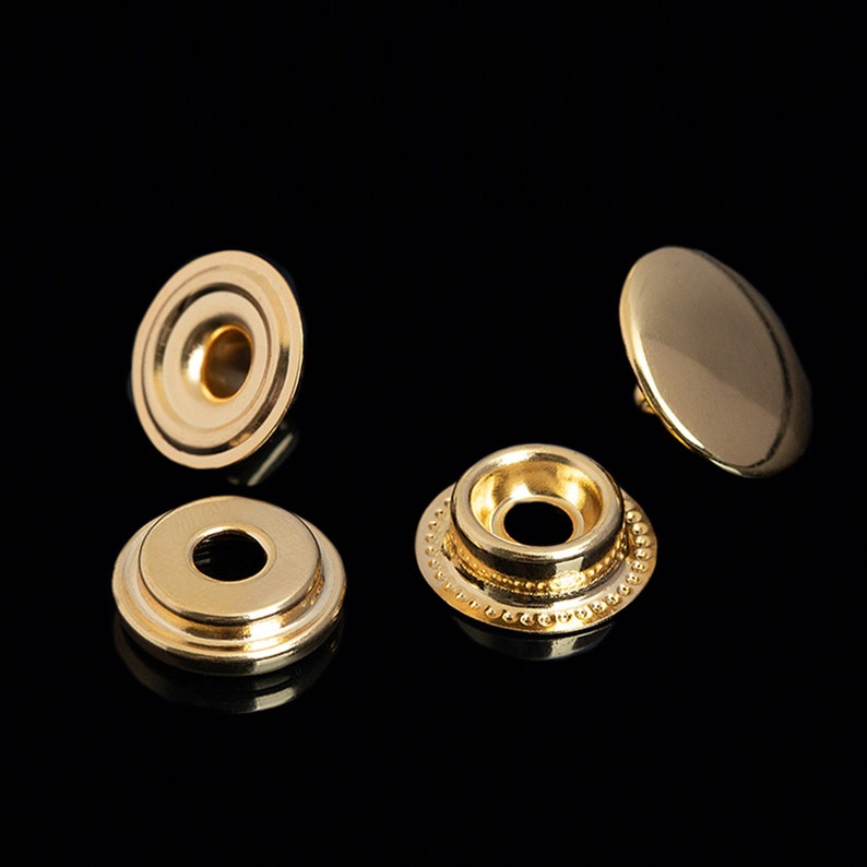 Metal Snap Buttons Leather Craft Fastener Closure,press Button Stud for ...