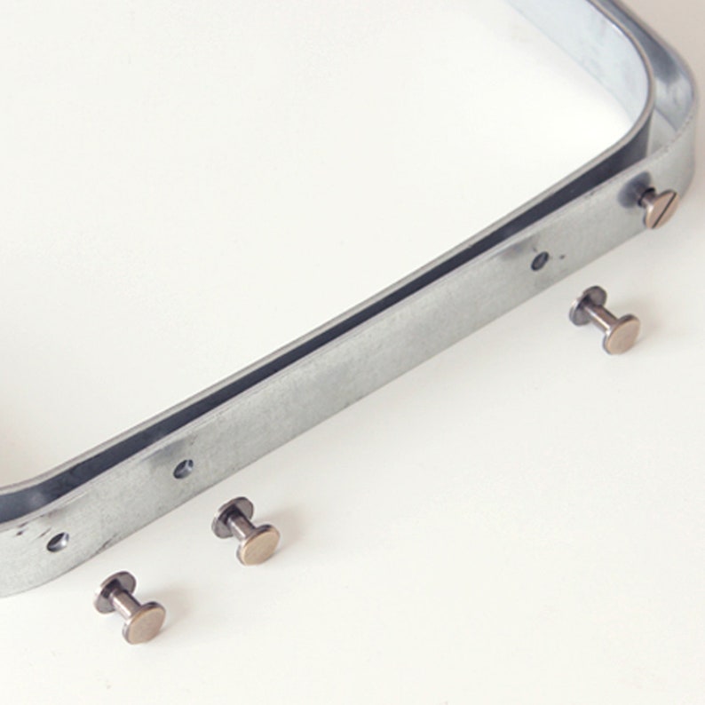 Steel Bag Frame, Pouch Bag Clutch Frame, Travel Bag Hardware, Leather ...