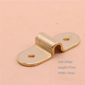 Arch Bridge Buckle for Handbag Chain Connector, Solid Brass Metal U ...