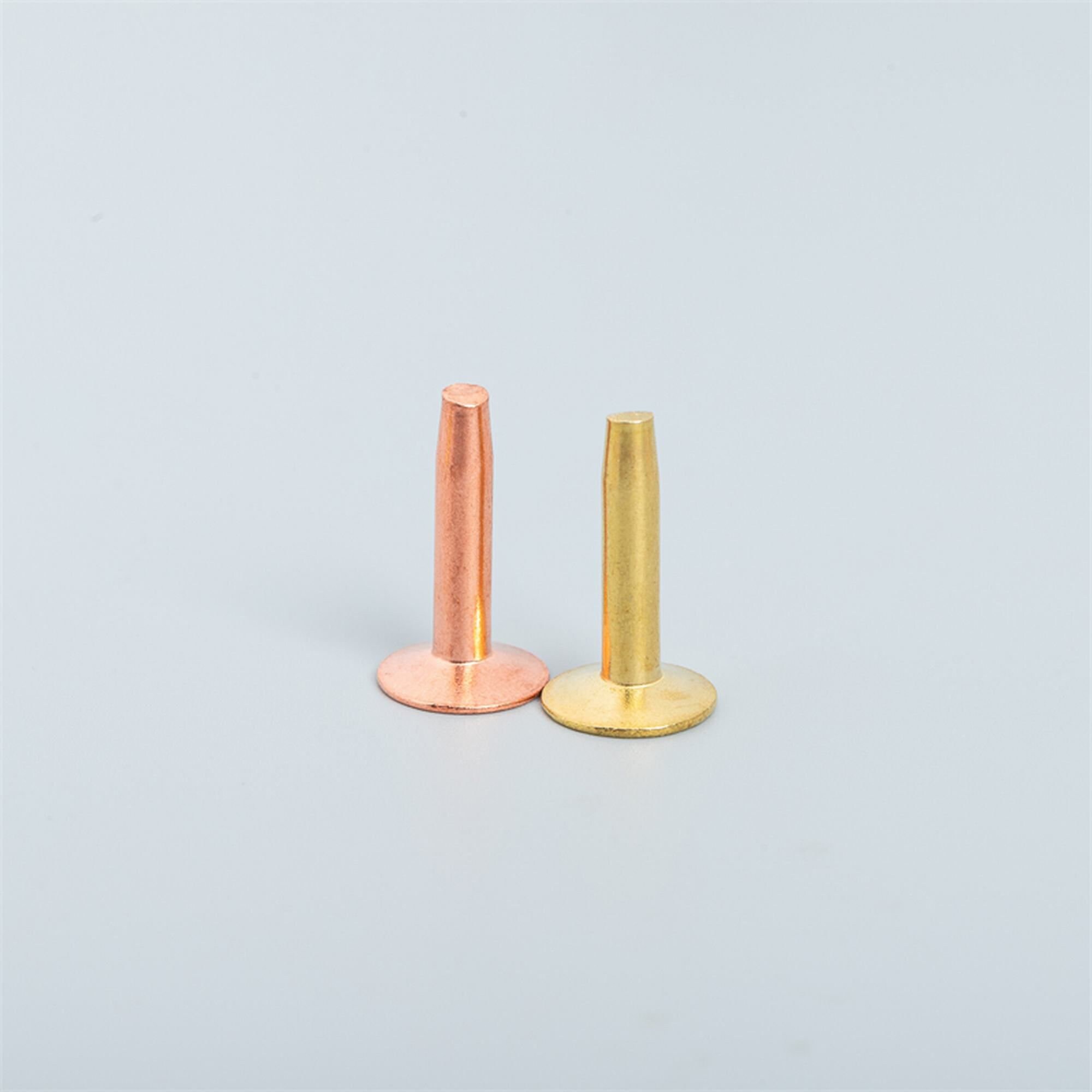 Rivets and Burrs for Leatherworking, Solid Brass/copper Rivets and ...