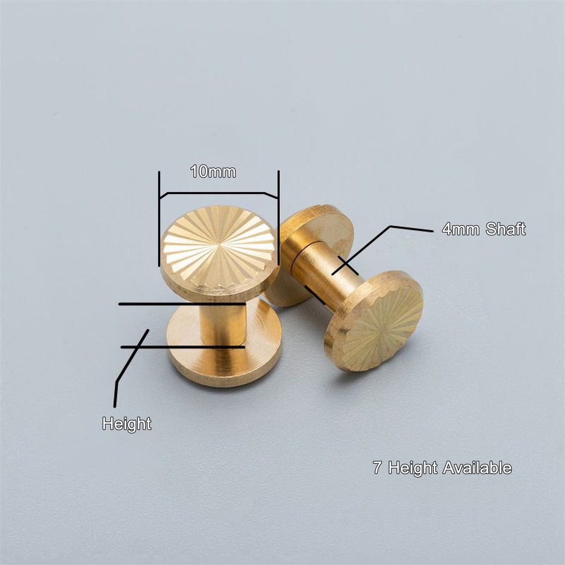 Binding Chicago Screws for Handbags,solid Brass Screwed Studs Post ...
