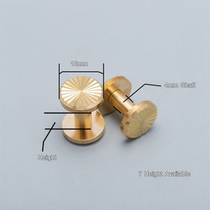 Binding Chicago Screws for Handbags,solid Brass Screwed Studs Post ...