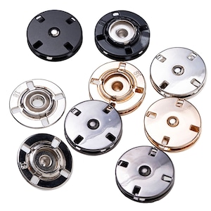 Invisible Metal Button, Sew-on Snaps Button Closure, Jacket Coat ...