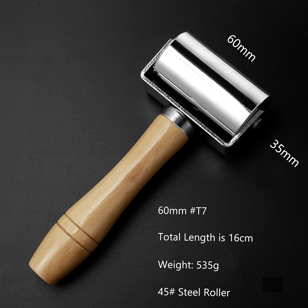Leather Roller, Flatten Leather Tool Width Roller, Leather Glue Edge ...