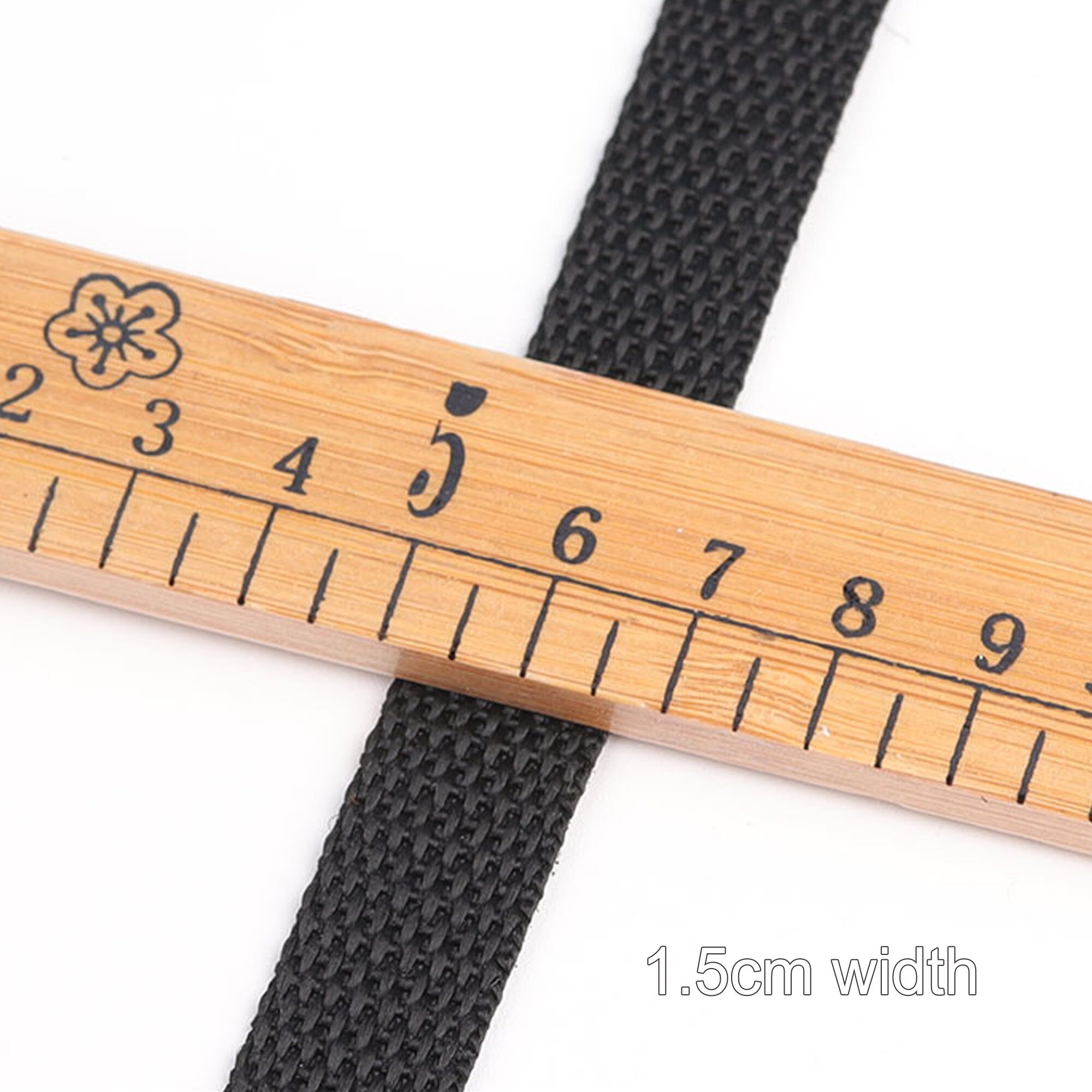 Black Webbing Belts Webbing Fabric Ribbon Band Straps Dog Pets Collar ...