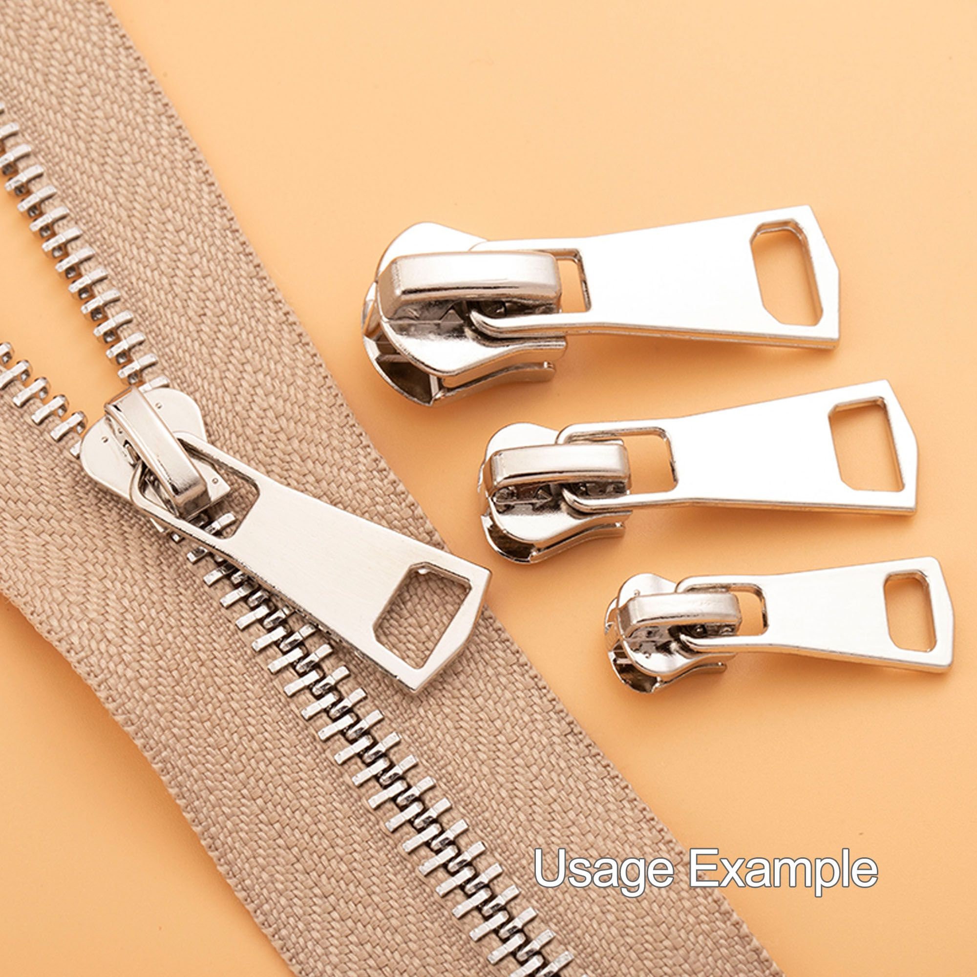 Zipper Pull Replacement, Zipper Head Pull Fastener, #3 #5 #8 Metal ...