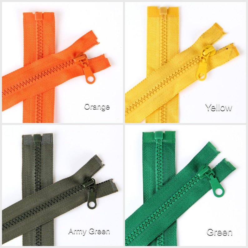 Coat Jacket Zipper, Separating Zippers, Seperating Long & Thick Zip, #5 ...