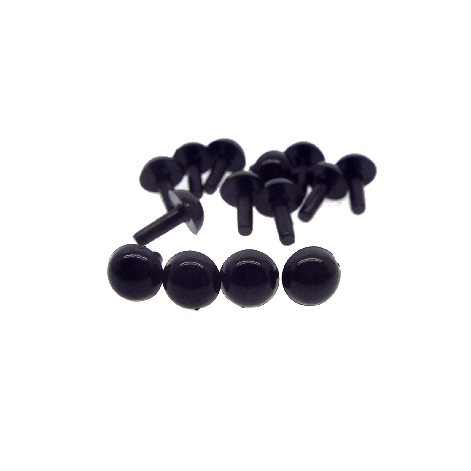 Black Safety Eyes, Amigurumi Animal Round Eyes, Plastic Eye for Teddy ...