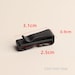 Slider Black Quick Slip Keeper Buckle -rectangle Adjustable Black ...