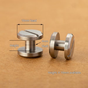 Chicago Screw for Leather, 304 Stainless Steel Screw Posts Rivets, Belt ...