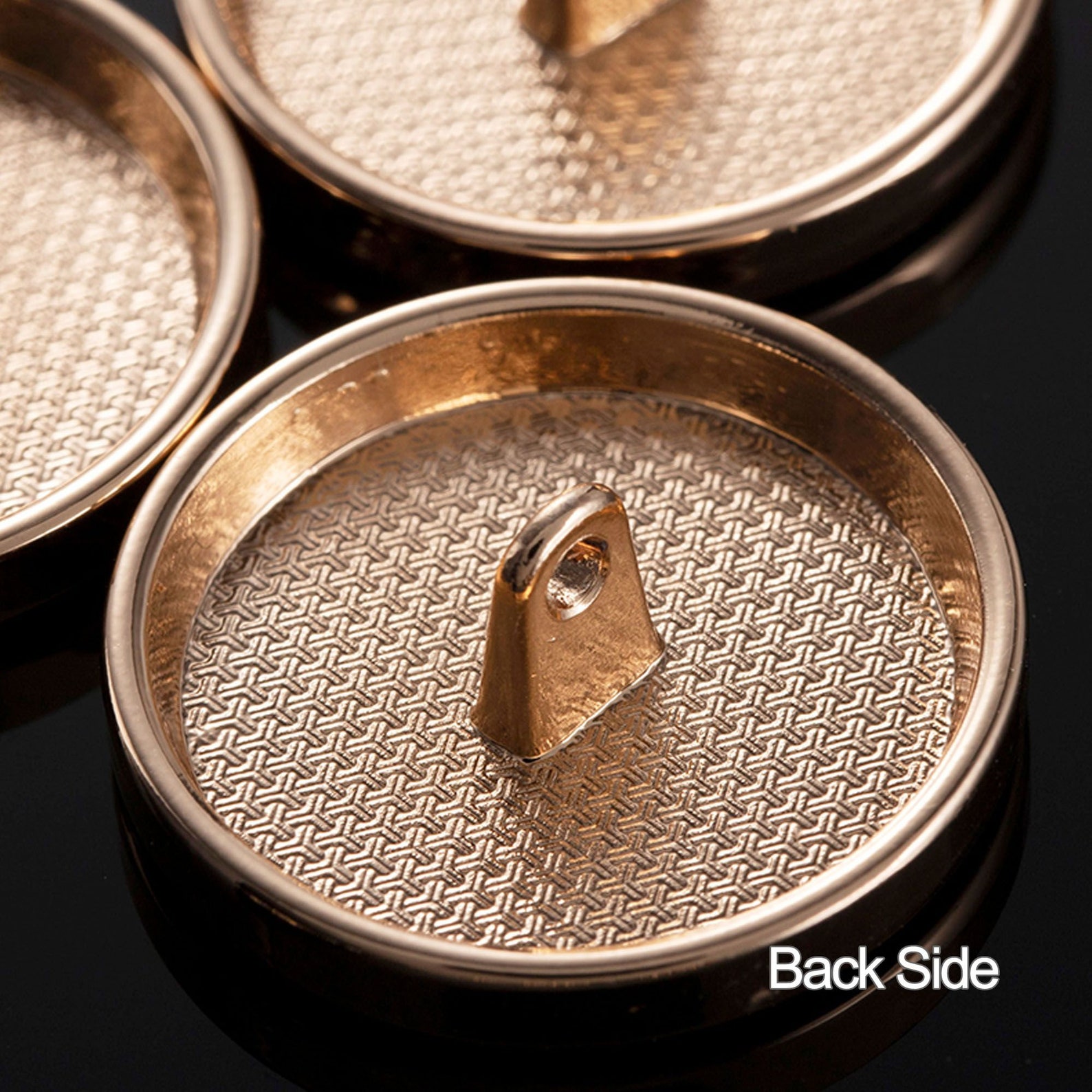Flat Round Metal Buttons, Shank Buttons, Clothing Sewing Fasteners ...