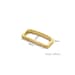 Solid Brass Belt Loop, Metal Belt Fastener Closure, Rectangle Belt D ...