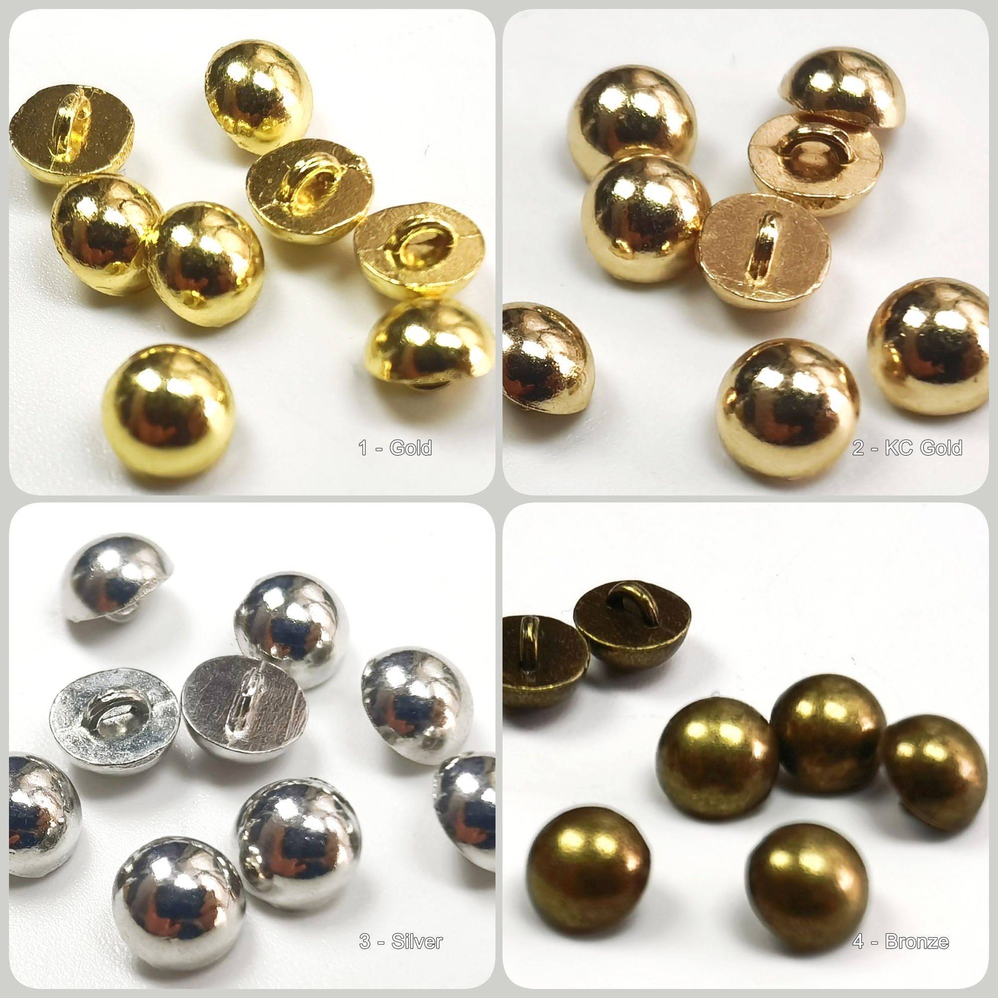 Tiny Round Shank Buttons for Doll Clothes Making, Miniature Doll Round ...