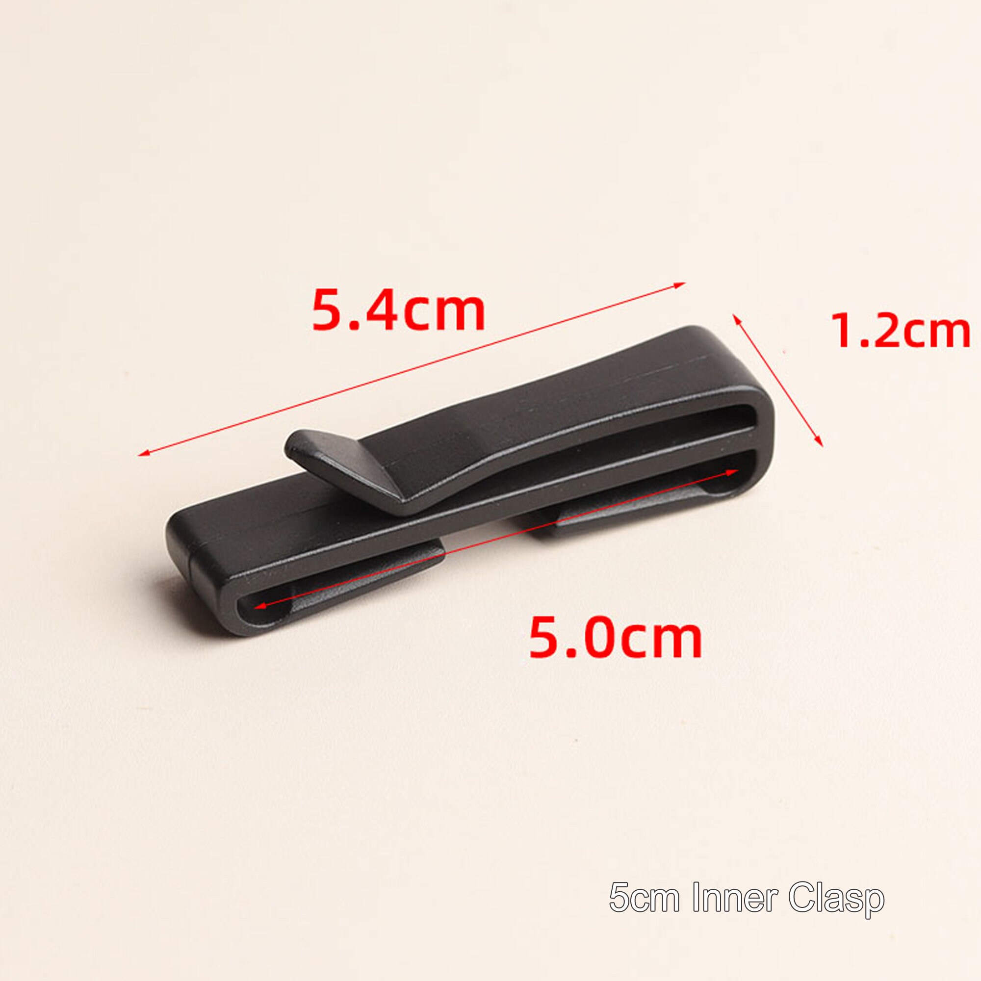 Slider Black Quick Slip Keeper Buckle -rectangle Adjustable Black ...