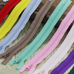 Long Zipper by the Yard, Nylon Coil Zippers for Sewing, Upholstery ...