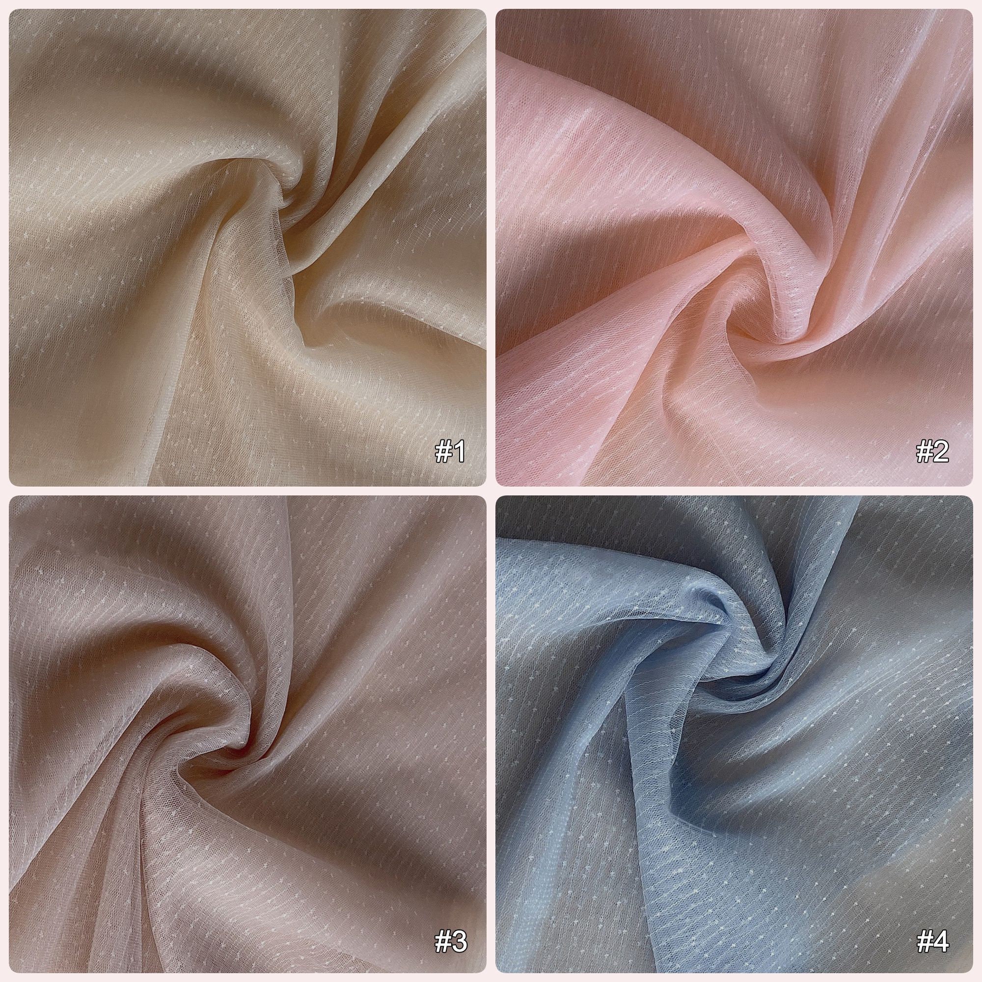 Doll Sewing Fabric, Dot Lace Fabric for Doll Dress/ Clothes/ Garment ...