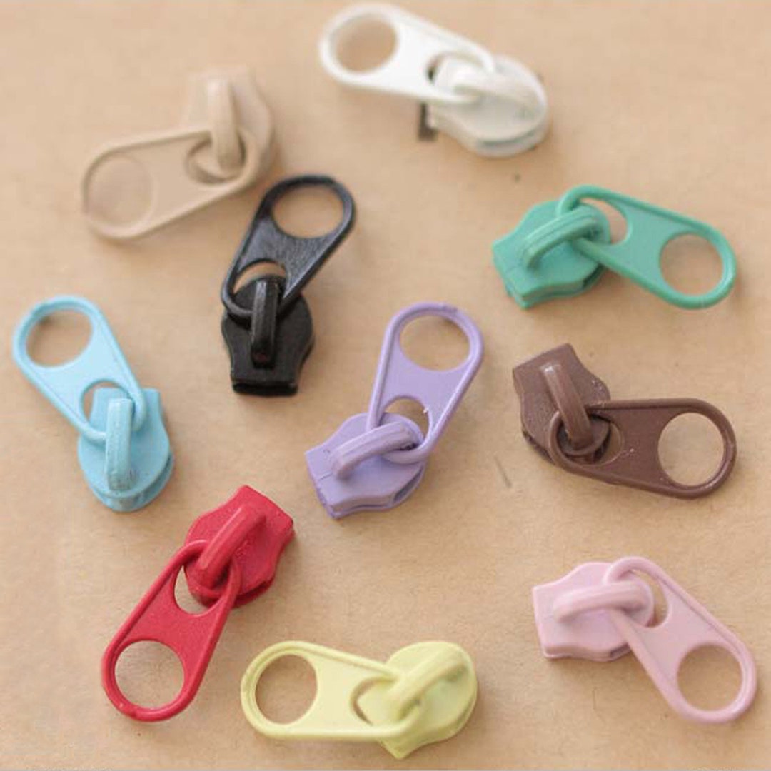 Nylon Zipper Puller for Coil Zipper Chain, Puller Head for Sewing Bags ...