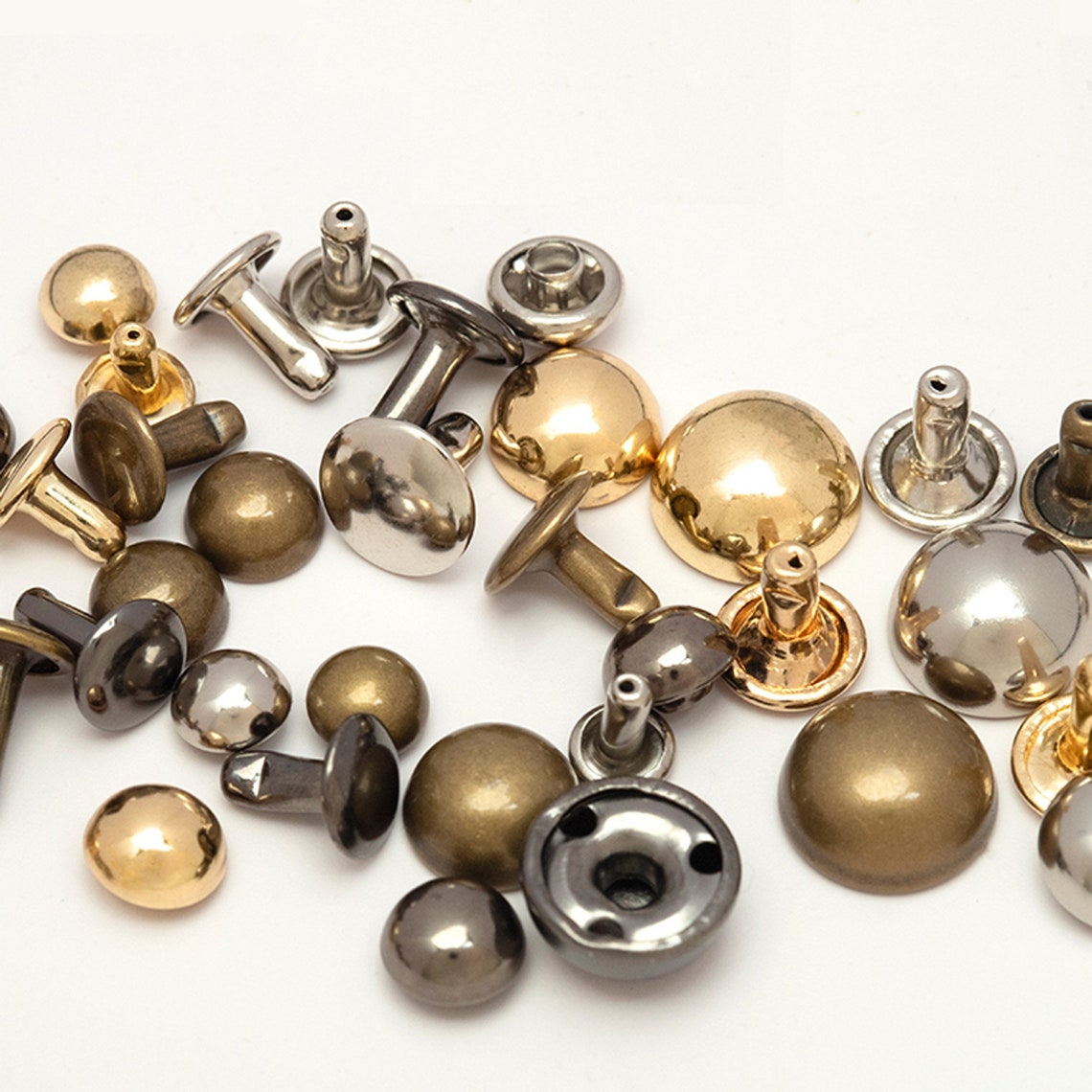 Metal Dome Rivets, Round Rapid Rivet Stud, Mushroom Rivet Cap Fastener ...